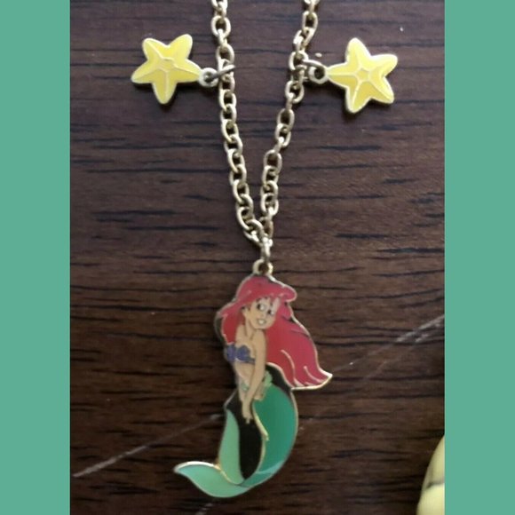 Disney | Accessories | 35 Disney Little Mermaid Necklace Princess ...